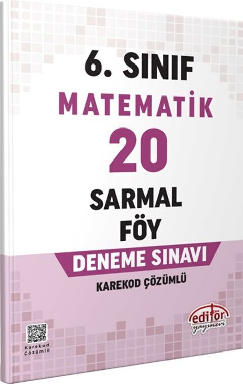 Editör Yayınları 6. Sınıf Matematik 20 Sarmal Föy Deneme Sınavı,Kitapİşler - İşler Kitabevleri ...