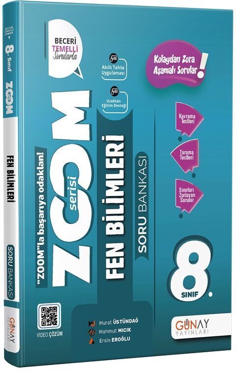 Günay Yayınları 8. Sınıf LGS Fen Bilimleri Yeni Zoom Soru Bankası ...