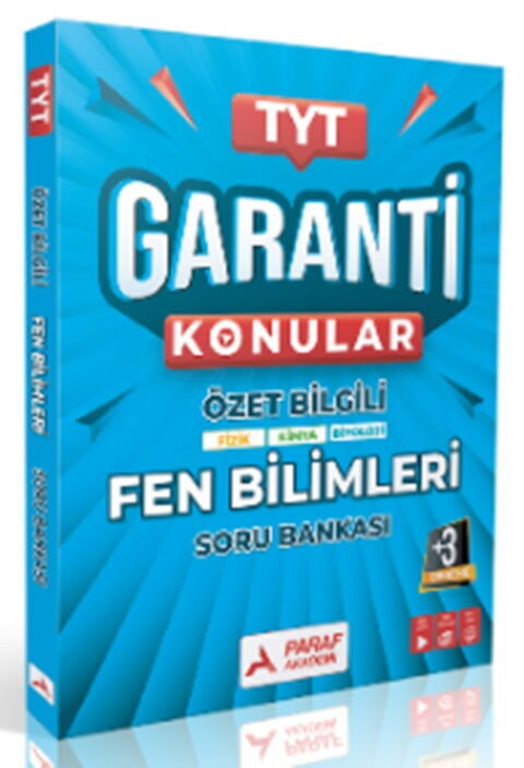 Paraf Yayınları TYT Fen Bilimler Garanti Konular Soru Bankası,Kitapİşler - İşler Kitabevleri ...