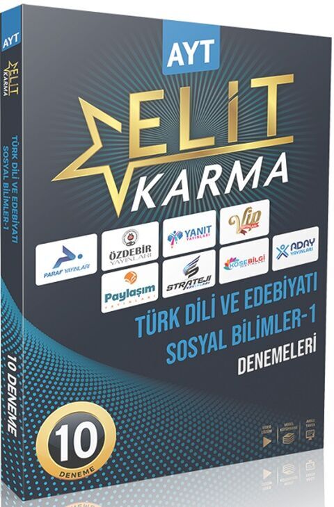 Paraf Yayınları AYT Türk Dili ve Edebiyatı Sosyal Bilimler-1 Elit Karma 10 Deneme,Kitapİşler ...