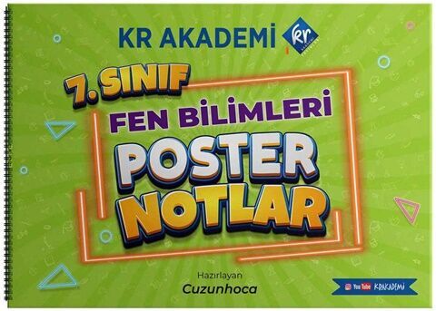 KR Akademi 7. Sınıf Fen Bilimleri Poster Notlar,Kitapİşler - İşler ...