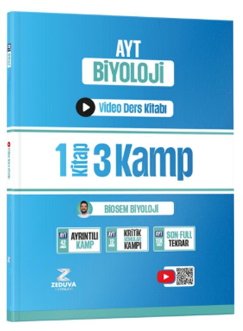 Zeduva Yayınları Biosem AYT Biyoloji 1 Kitap 3 Kamp Video Ders Kitabı,Kitapİşler - İşler ...