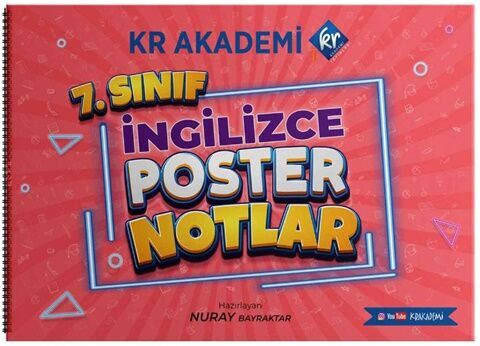 KR Akademi 7. Sınıf İngilizce Poster Notlar,Kitapİşler - İşler ...