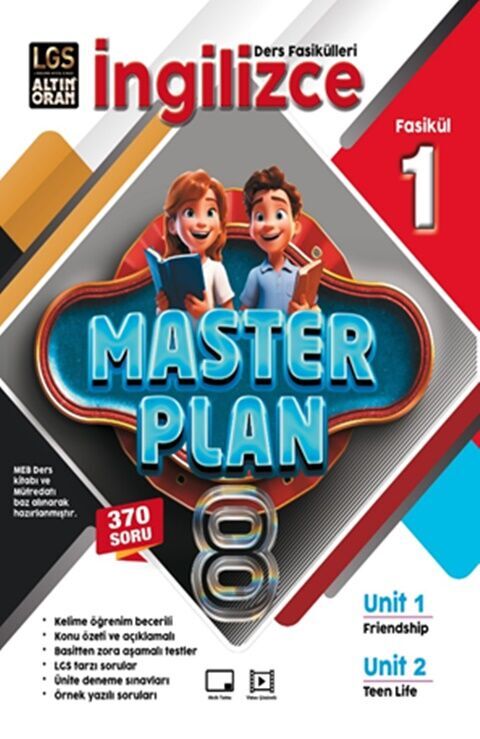 Altın Oran Yayınları 8. Sınıf İngilizce Master Plan 1. Fasikül,Kitapİşler - İşler Kitabevleri ...