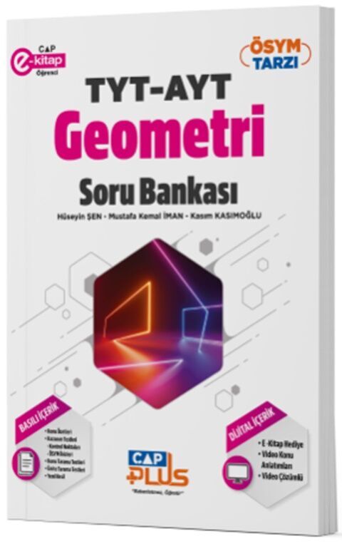 Çap Yayınları TYT AYT Geometri Plus Soru Bankası,Kitapİşler - İşler ...