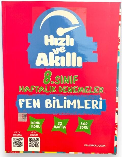 Tammat Yayıncılık 8. Sınıf Fen Bilimleri Hızlı ve Akıllı Haftalık ...