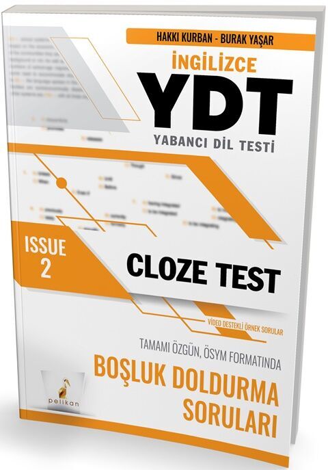 Pelikan Yayınları YDT İngilizce Cloze Test Issue 2,Kitapİşler - İşler ...