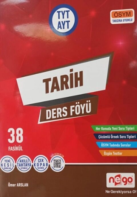 Nego Yayınları TYT AYT Tarih Ders Föyü,Kitapİşler - İşler Kitabevleri ...