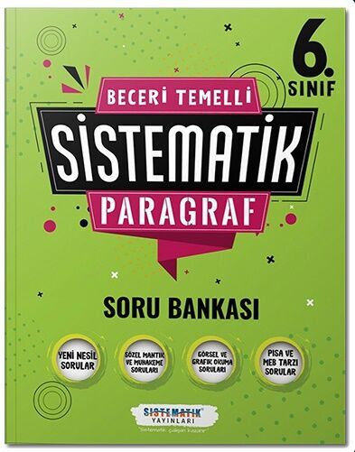 Sistematik 6. Sınıf Paragraf Sistematik Soru Bankası,Kitapİşler - İşler ...