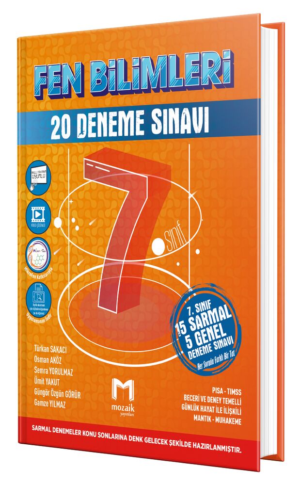 Mozaik Yayınları 7. Sınıf Fen Bilimleri 20 li Deneme,Kitapİşler - İşler ...