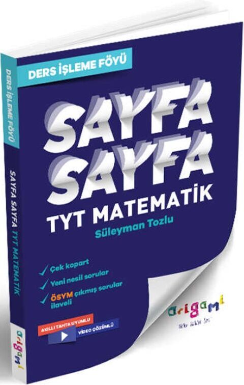 Tammat Yayıncılık TYT Matematik Sayfa Sayfa Ders İşleme Föyü,Kitapİşler ...