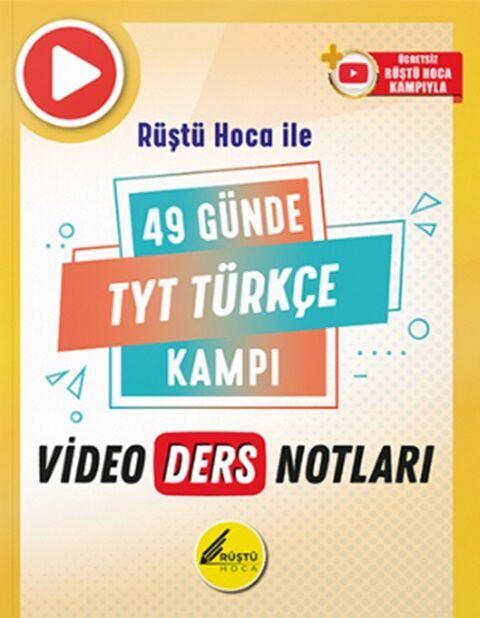 Rüştü Hoca 49 Günde TYT Türkçe Video Ders Notları,Kitapİşler - İşler ...