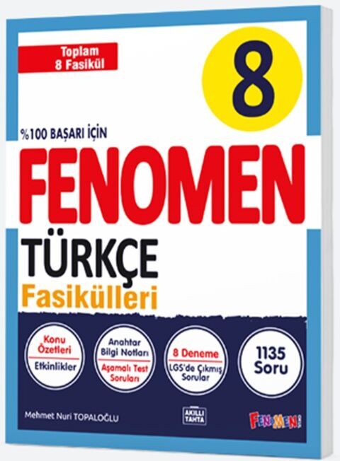 Fenomen Okul Yayınları 8. Sınıf Türkçe Fenomen Fasikülleri,Kitapİşler ...