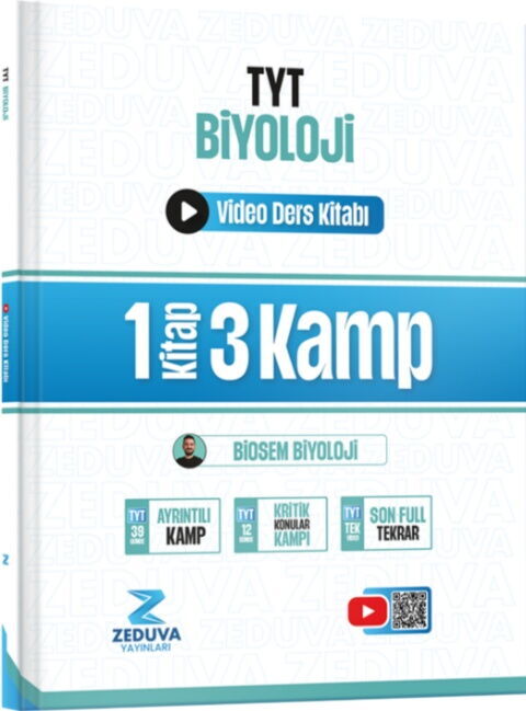 Zeduva Yayınları Biosem TYT Biyoloji 1 Kitap 3 Kamp Video Ders Kitabı,Kitapİşler - İşler ...