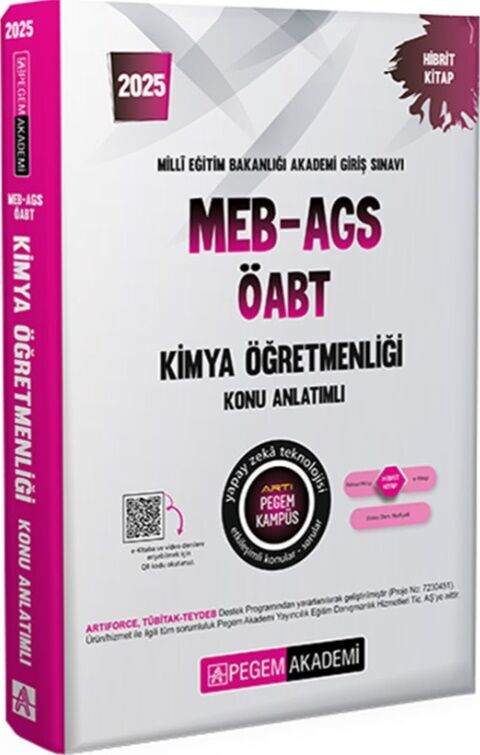 Pegem Yayınları 2025 MEB AGS ÖABT Kimya Öğretmenliği Konu Anlatımlı,Kitapİşler - İşler ...