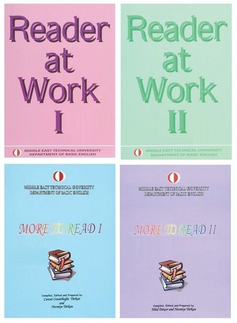 Odtü Yayınları Reader at Work 1-2 ve More To Read 1-2 Set 4 lü Set ...