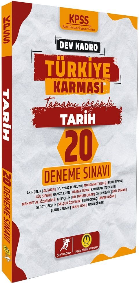 Tasarı Yayınları KPSS Tarih Dev Kadro Türkiye Karması 20 Deneme,Kitapİşler - İşler Kitabevleri ...