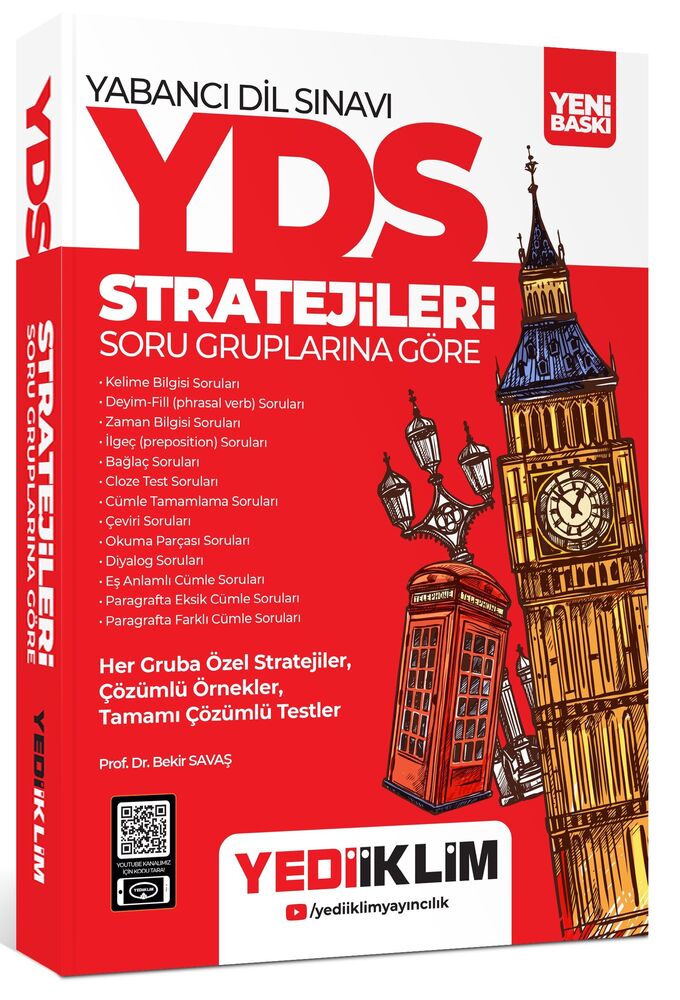 Yediiklim Yayınları YDS YÖKDİL Stratejileri Soru Gruplarına Göre Konu Anlatımlı Soru Bankası ...