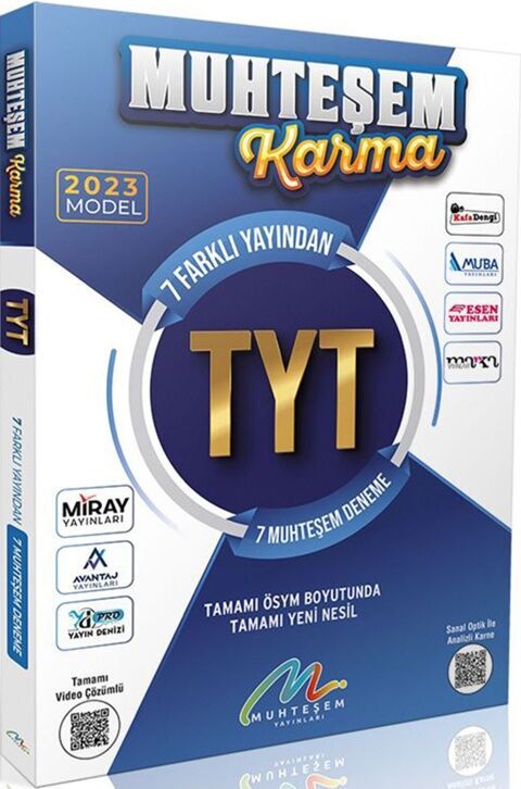 Muhteşem Yayınları 2023 Model TYT 7 li Deneme Seti Muhteşem Karma,Kitapİşler - İşler Kitabevleri ...