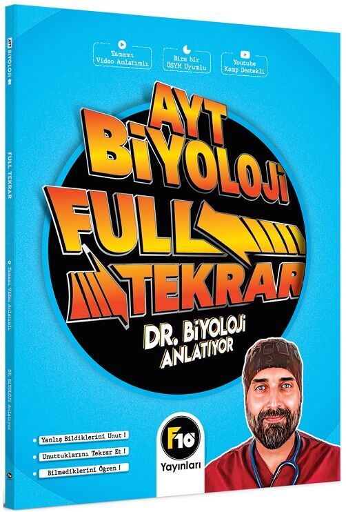 F10 Yayınları AYT Biyoloji Full Tekrar Video Ders Notları