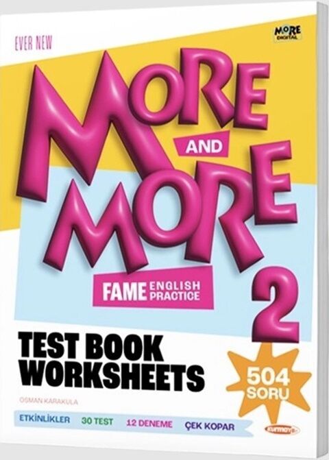 Kurmay ELT 2. Sınıf More and More English Worksheets Test Book ...