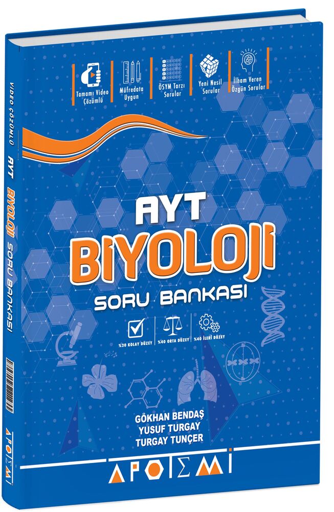 APOTEMİ YKS AYT S.B. BİYOLOJİ - 2024-25 - İŞLER KONYA