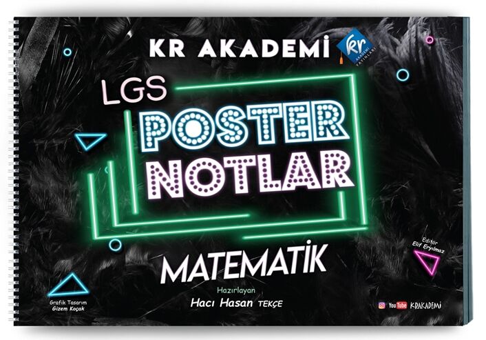 KR Akademi 8. Sınıf LGS Matematik Poster Notlar,Kitapİşler - İşler ...
