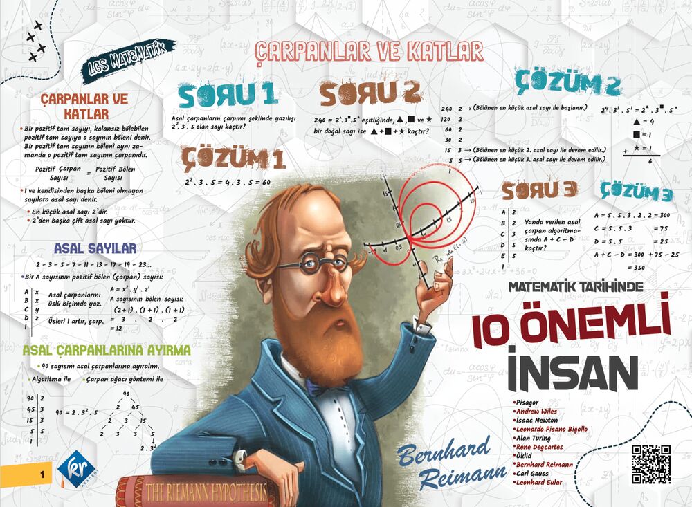 KR Akademi 8. Sınıf LGS Matematik Poster Notlar,Kitapİşler - İşler ...