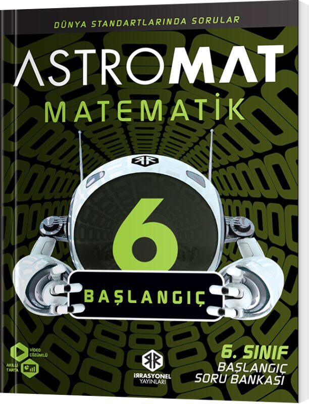 İrrasyonel Yayınları 6. Sınıf Matematik Astromat Başlangıç Soru Bankası ...