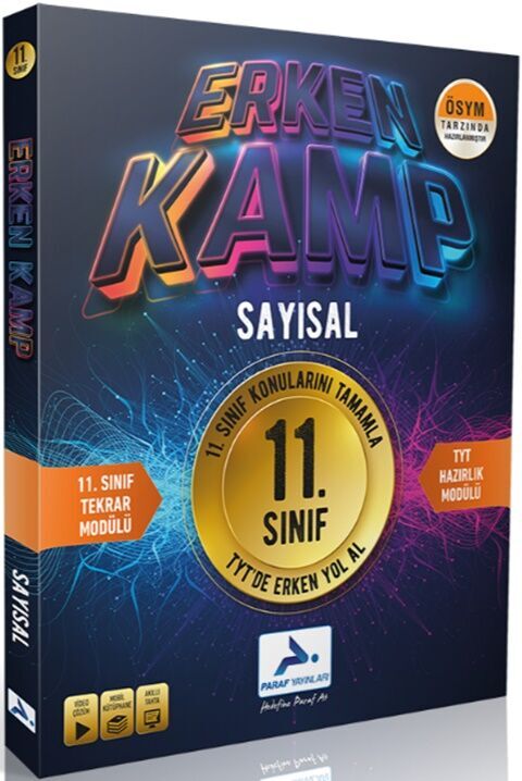 Paraf Yayınları 11. Sınıf Sayısal Erken Kamp Kitabı,Kitapİşler - İşler ...