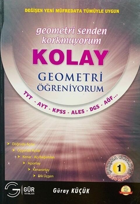 Gür Yayınları Kolay Geometri Öğreniyorum 1 Konu Anlatımı,Kitapİşler ...